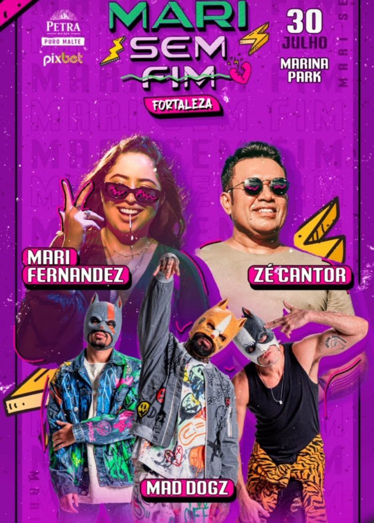 Confira as atrações do show ‘Mari Sem Fim’ em Fortaleza – Fortal