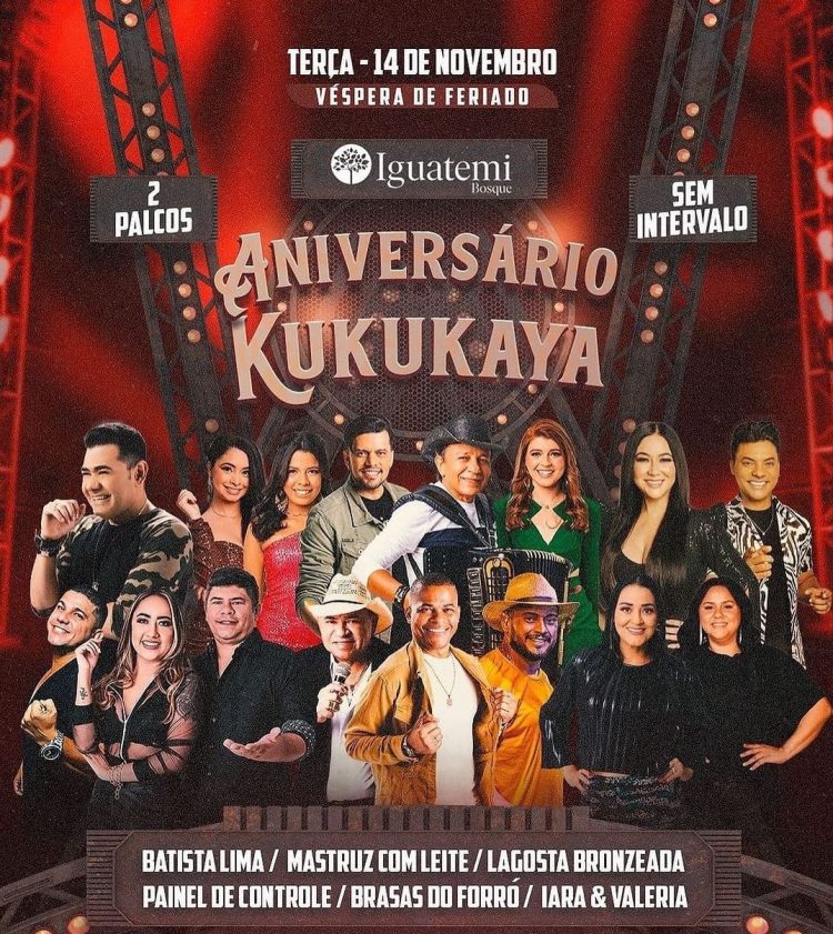 Kukukaya celebra aniversário com super evento de forró no Iguatemi ...